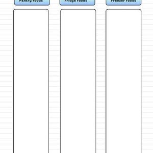 Printable Weekly Dinner Menu Planner | Family Meal Prep, Grocery List ...