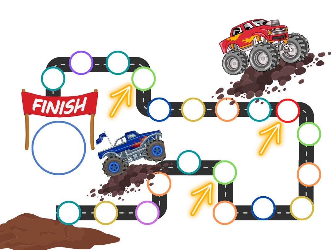 Monster Truck Reward Chart// Potty Training// Potty Chart//trucks ...