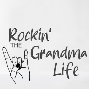 Rock Grandma Decal // Sci-fi // Laptop// Car //wall Décor ...