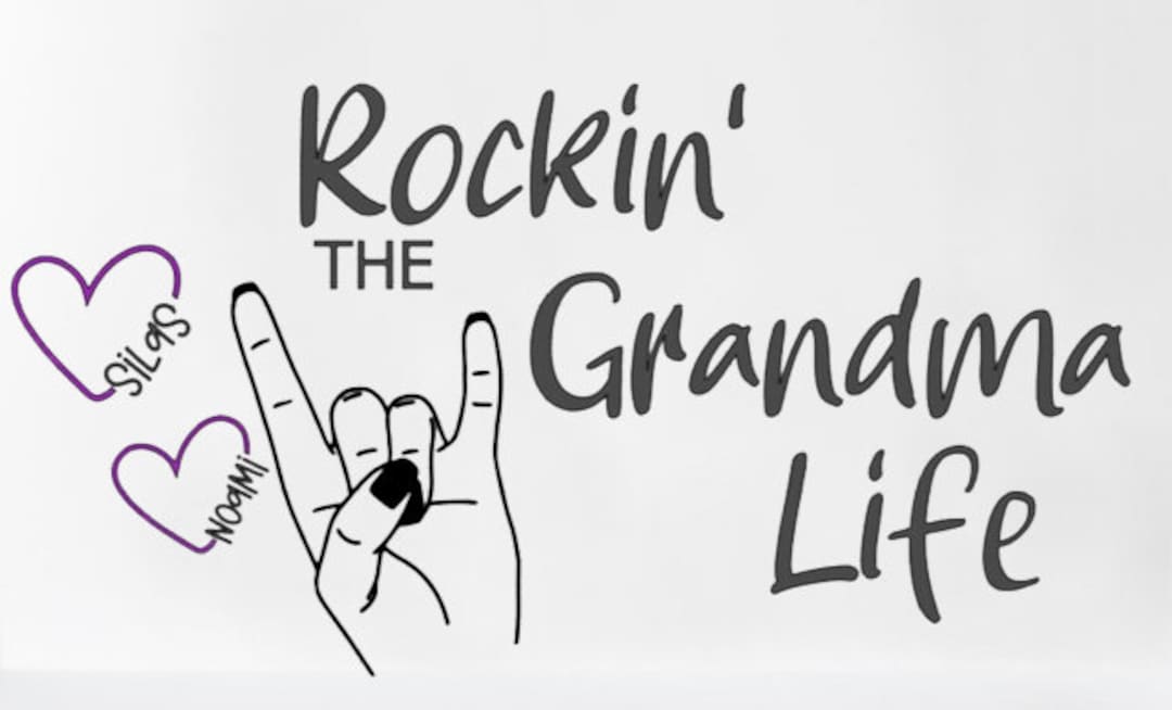 Rock Grandma Decal // Sci-fi // Laptop// Car //wall Décor ...