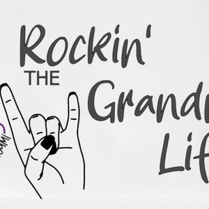 Rock Grandma Decal // Sci-fi // Laptop// Car //wall Décor ...