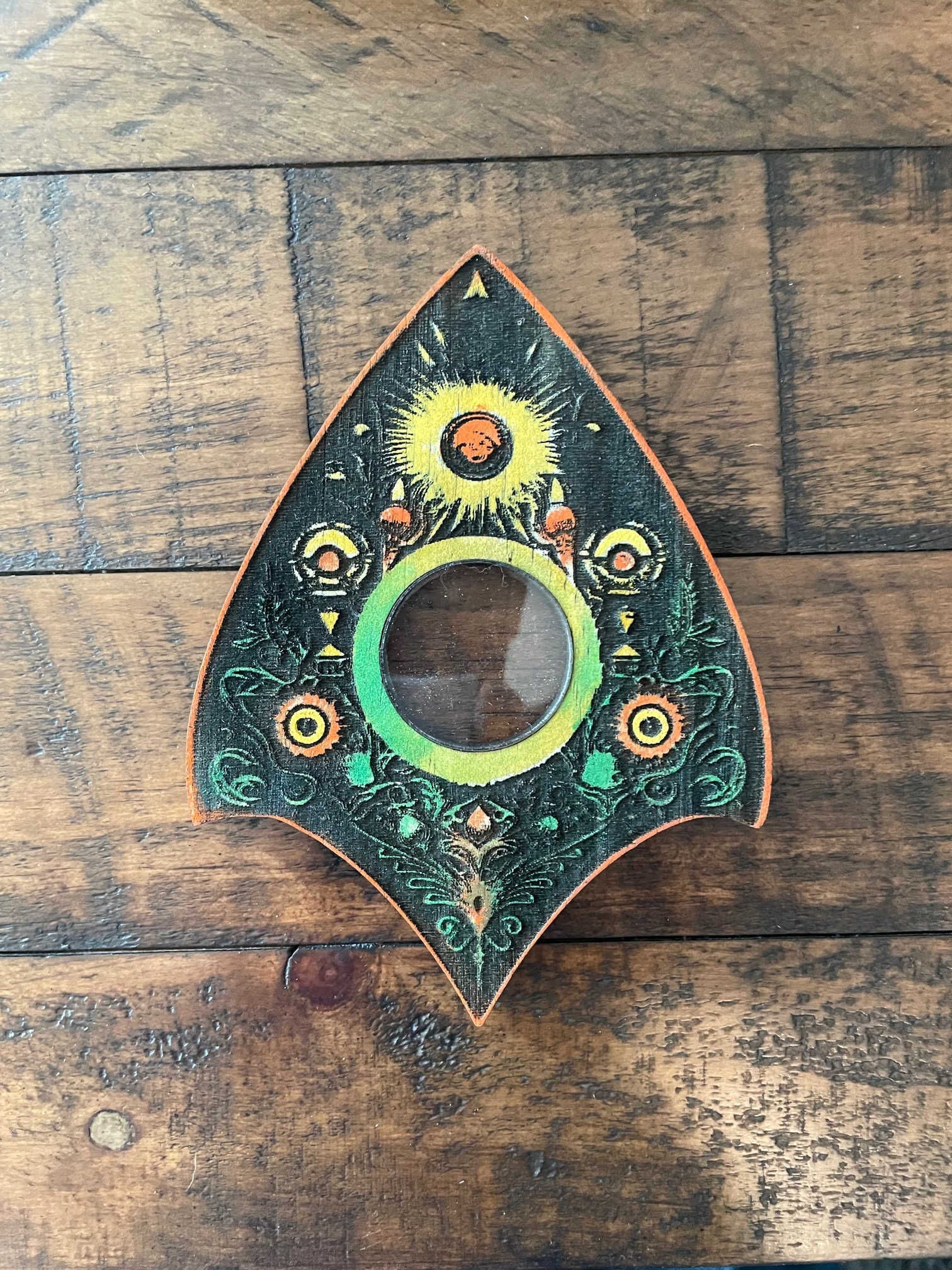 Ouija Board and Planchette, Goth Decor 12" X 20" Victorian Design ...