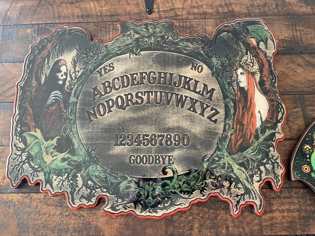Ouija Board Gothic Witchy Decor - Custom Spirit Talking Board With ...