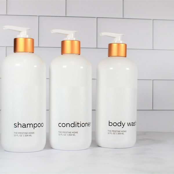 Shampoo Bottles - Etsy