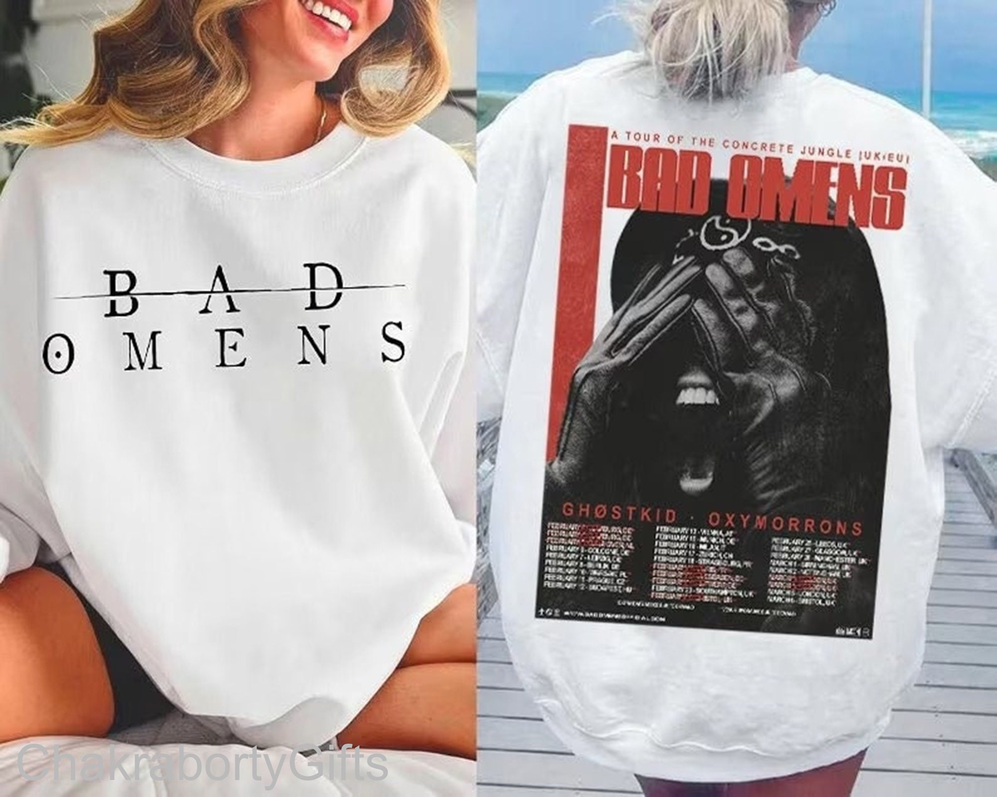 Bad Omens Band Music Tour 2023 Shirt, A Tour Of The Concrete Jungle Tour sold by Hedwig Cat ...