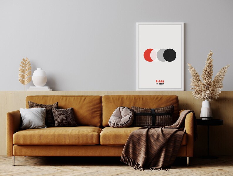 Haas Minimalist Livery Colors – Geometric Horizontal | Formula 1 Matte ...