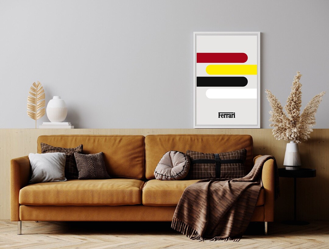 Ferrari Minimalist Livery Colors – Geometric Stripes | Formula 1 Matte ...