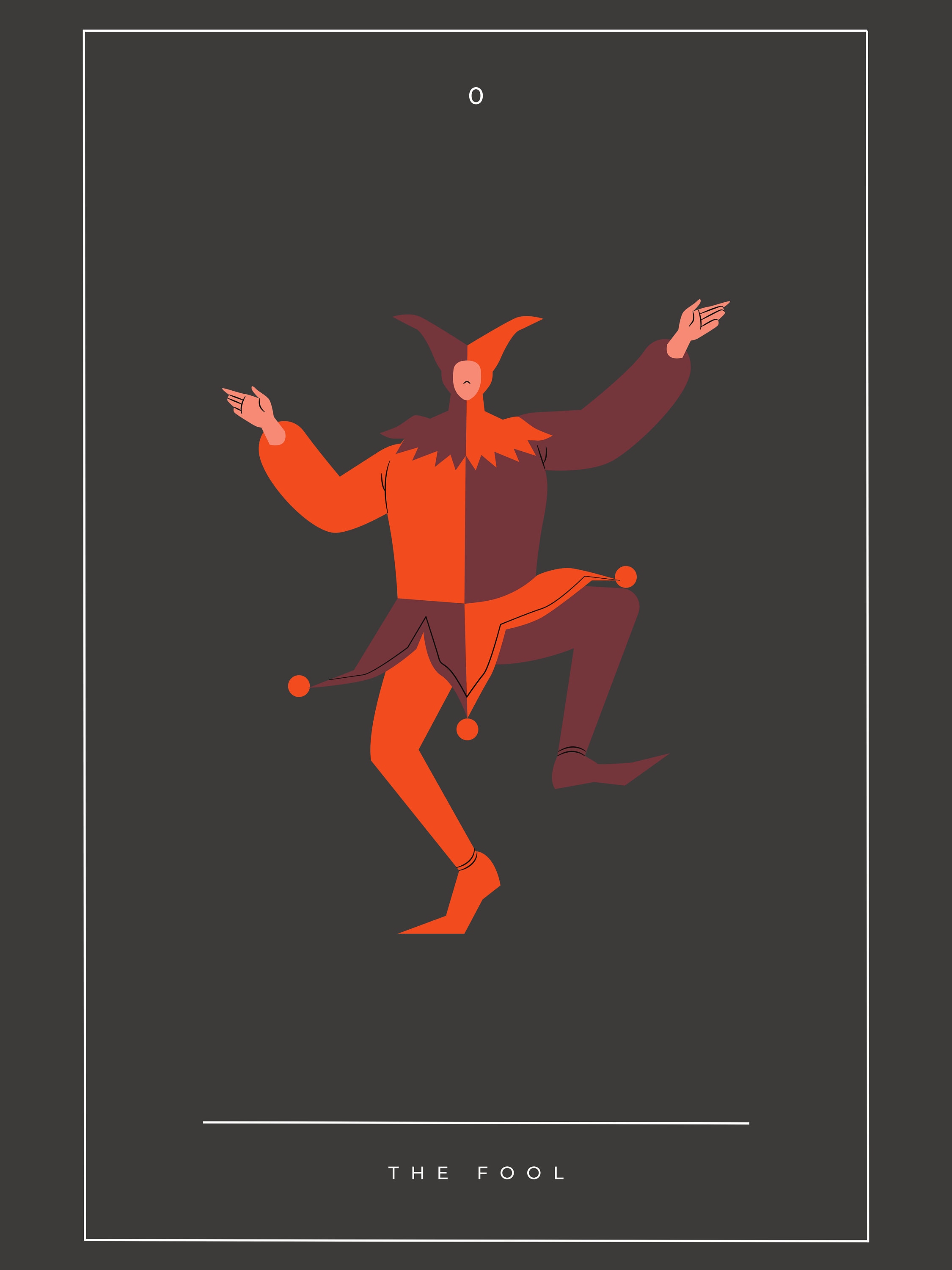 Tarot Major Arcana Poster the Fool Art Poster Tarot Wall Art - Etsy