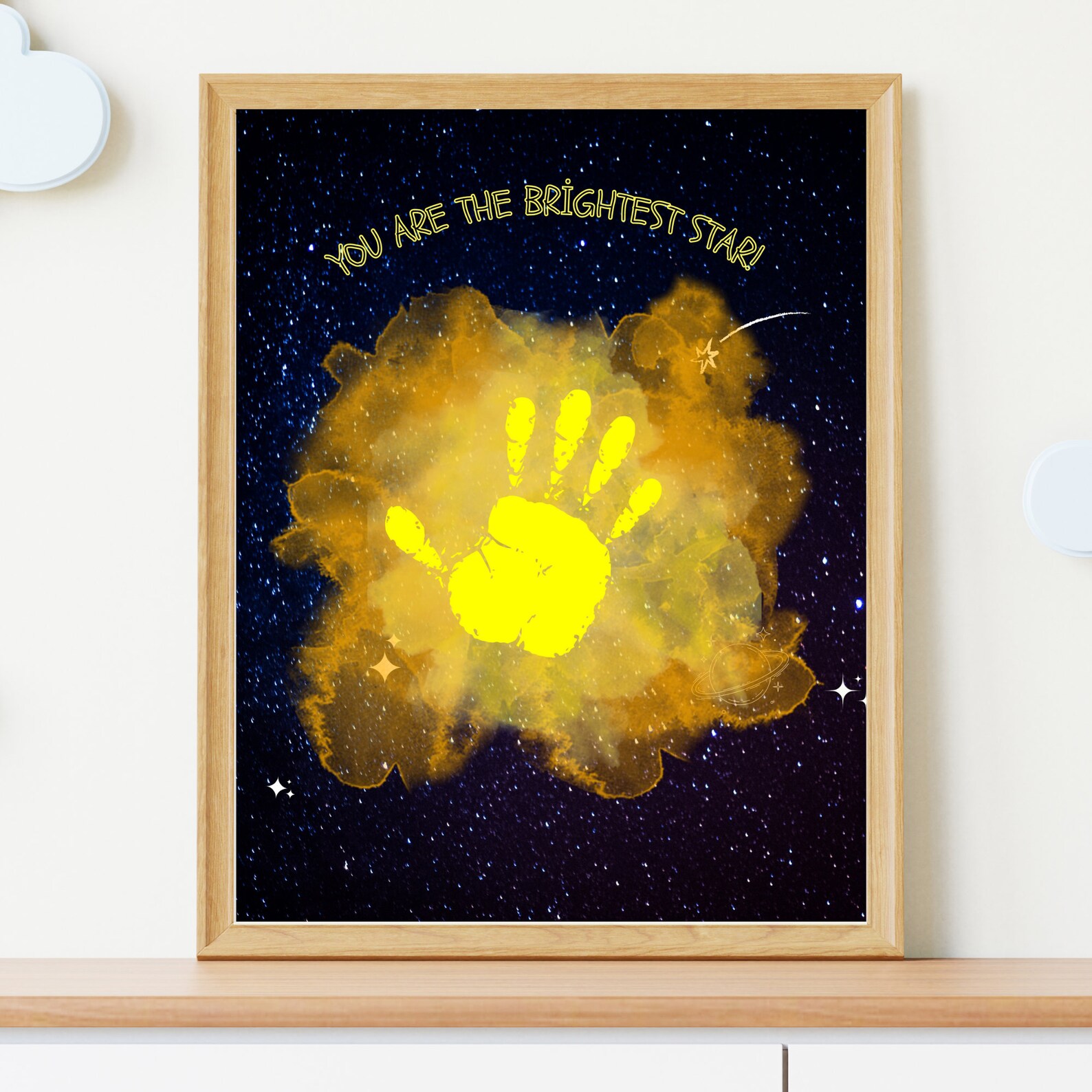 Star Handprint Handprint Art Handprint for Dad Handprint - Etsy