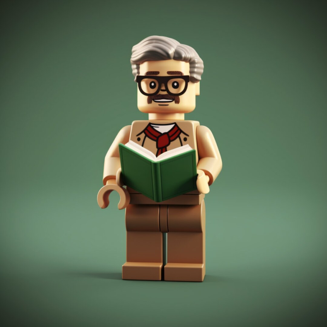 The Teacher - Building Block Characters - Digital Minifigure Asset. - Etsy
