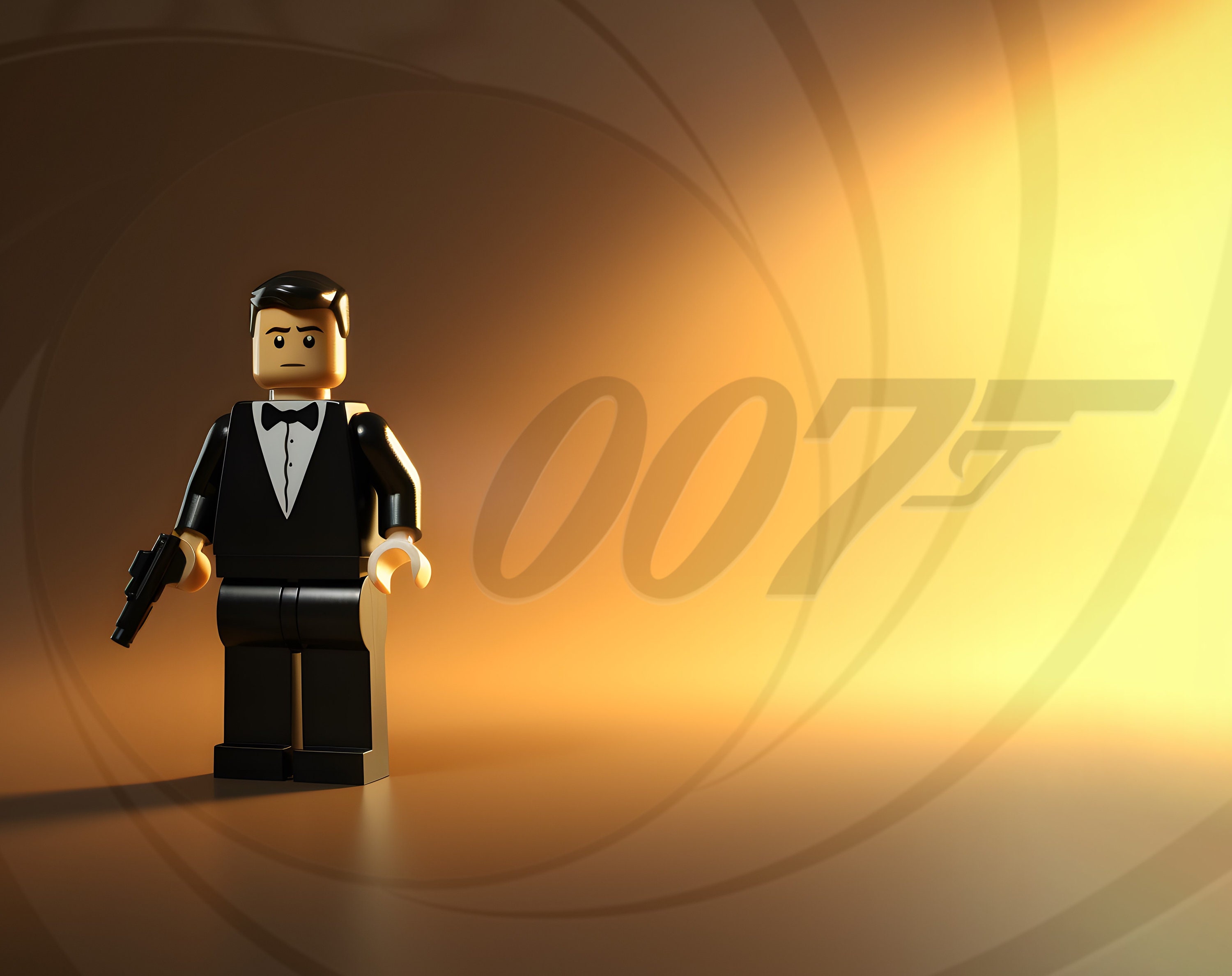 Bond 007 - Digital Minifigure Asset. - Etsy