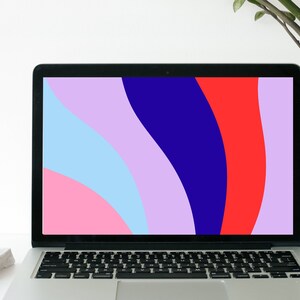 Laptop Wallpaper Lilac and Red Rainbow Desktop Wallpaper Laptop ...