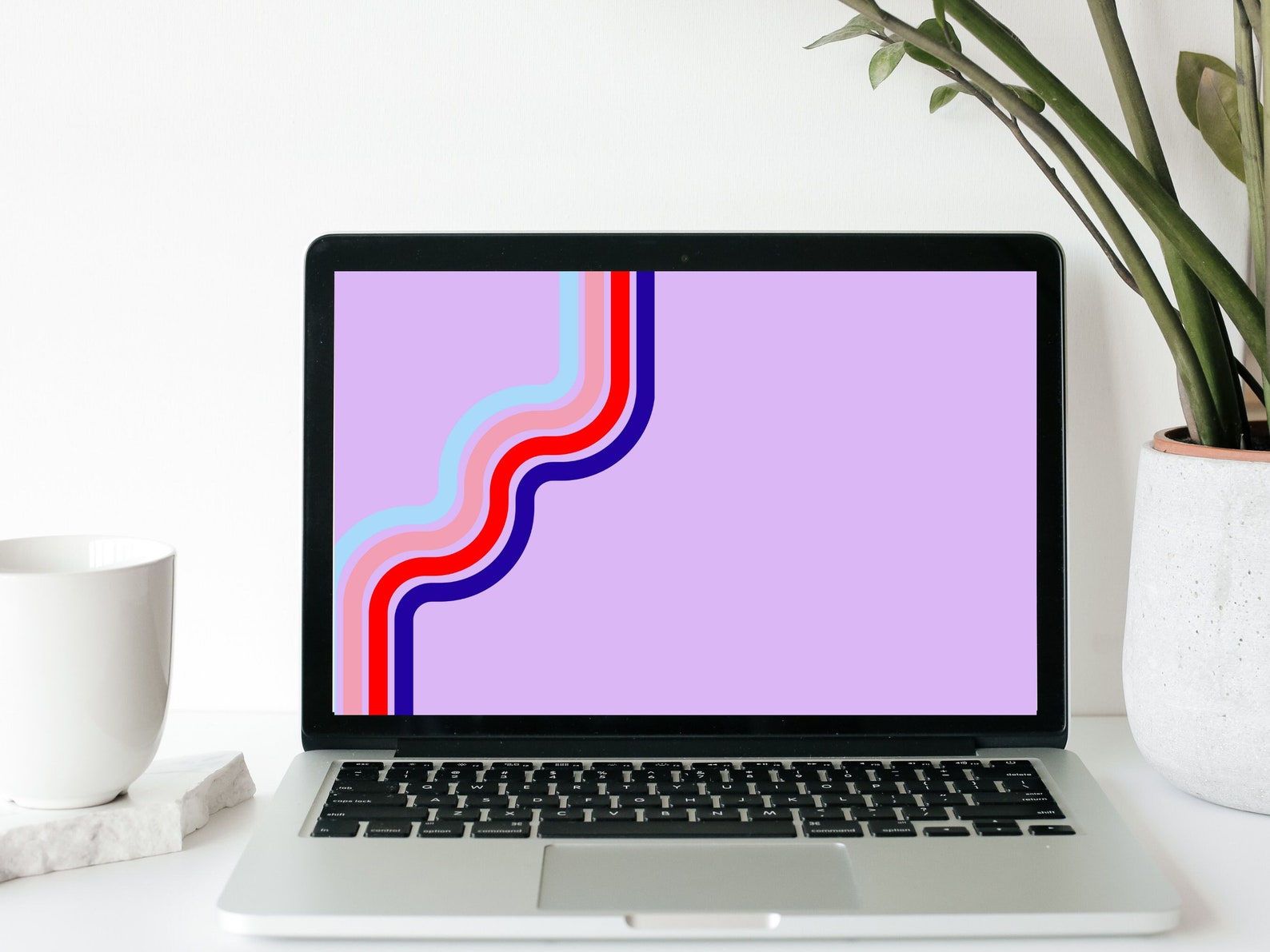 Laptop Wallpaper| Lilac Colourful Desktop Wallpaper Desktop Background ...