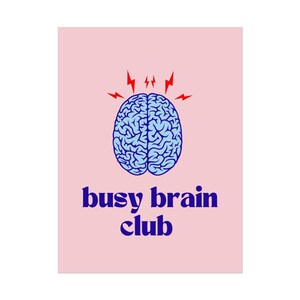 Busy Brain Club Posters ADHD Poster Inspirational Quotes Posters ...