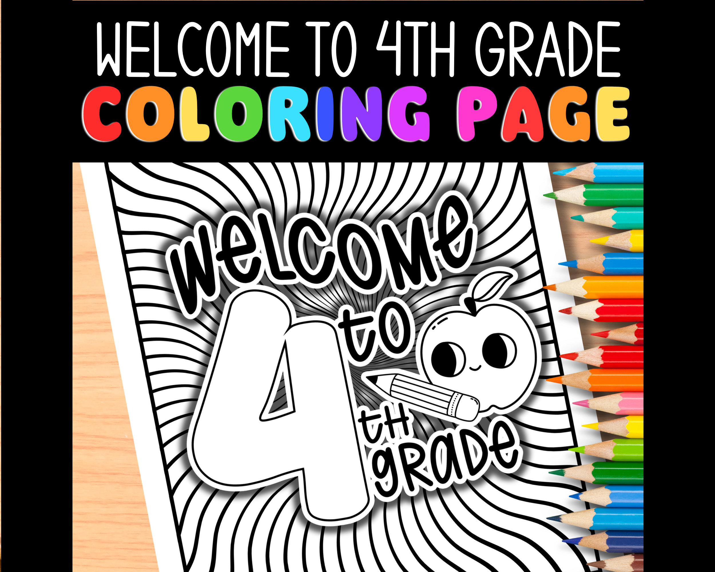 Back To School Coloring Pages For 4th Grade