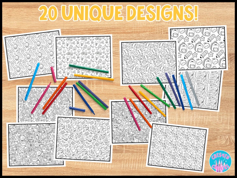 Back to School Coloring Pages Editable in Powerpoint Google Slides ...