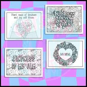 Kindness Coloring Pages | Be Kind to All Kinds | Elementary Coloring ...