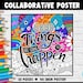 Collaborative Coloring Poster Bulletin Board 25 Pieces | Good Things ...