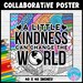 Collaborative Coloring Poster World Kindness Day | A Little Kindness ...