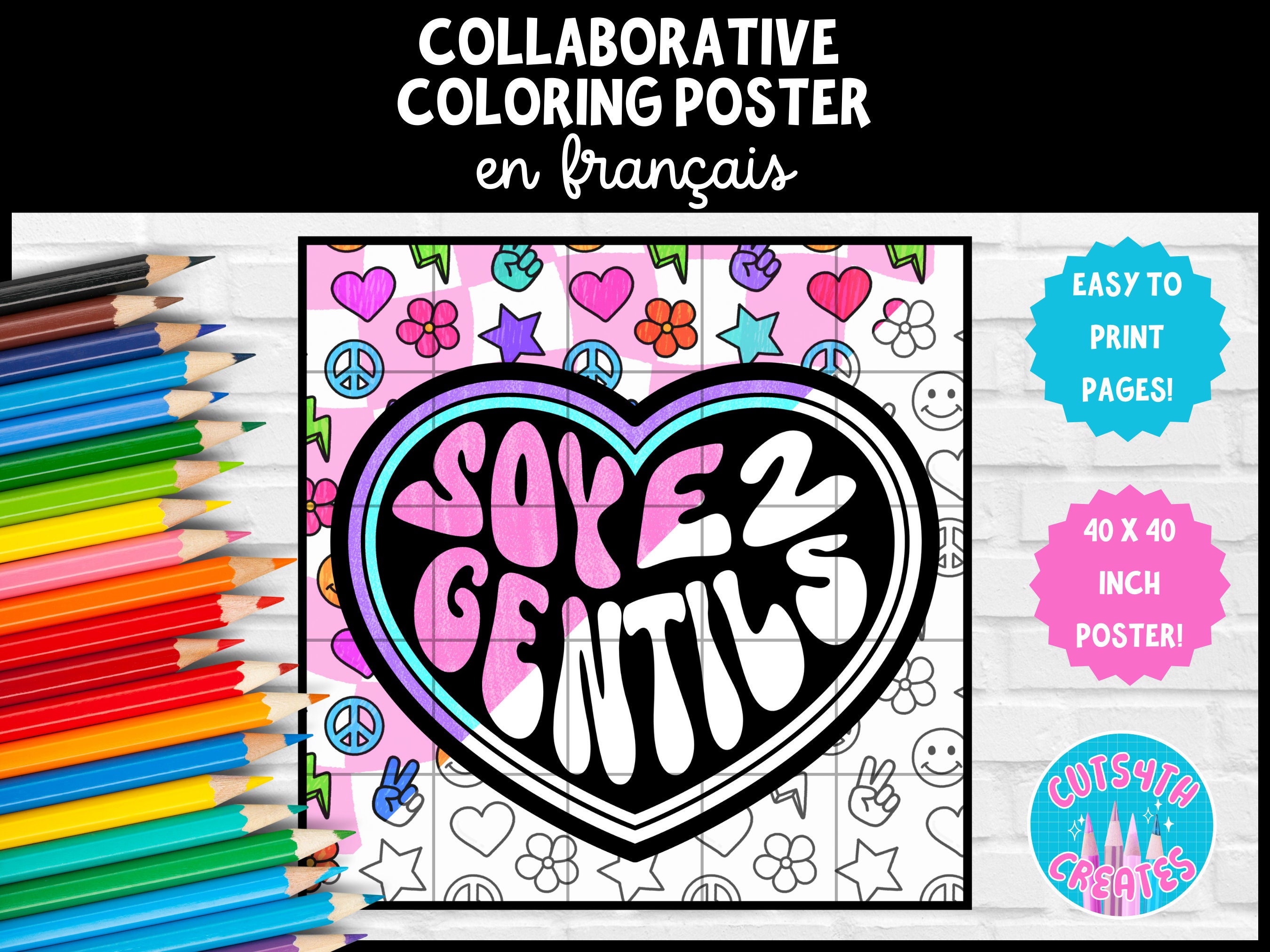 FRENCH VERSION - Be Kind Soyez Gentils En Français Collaborative ...