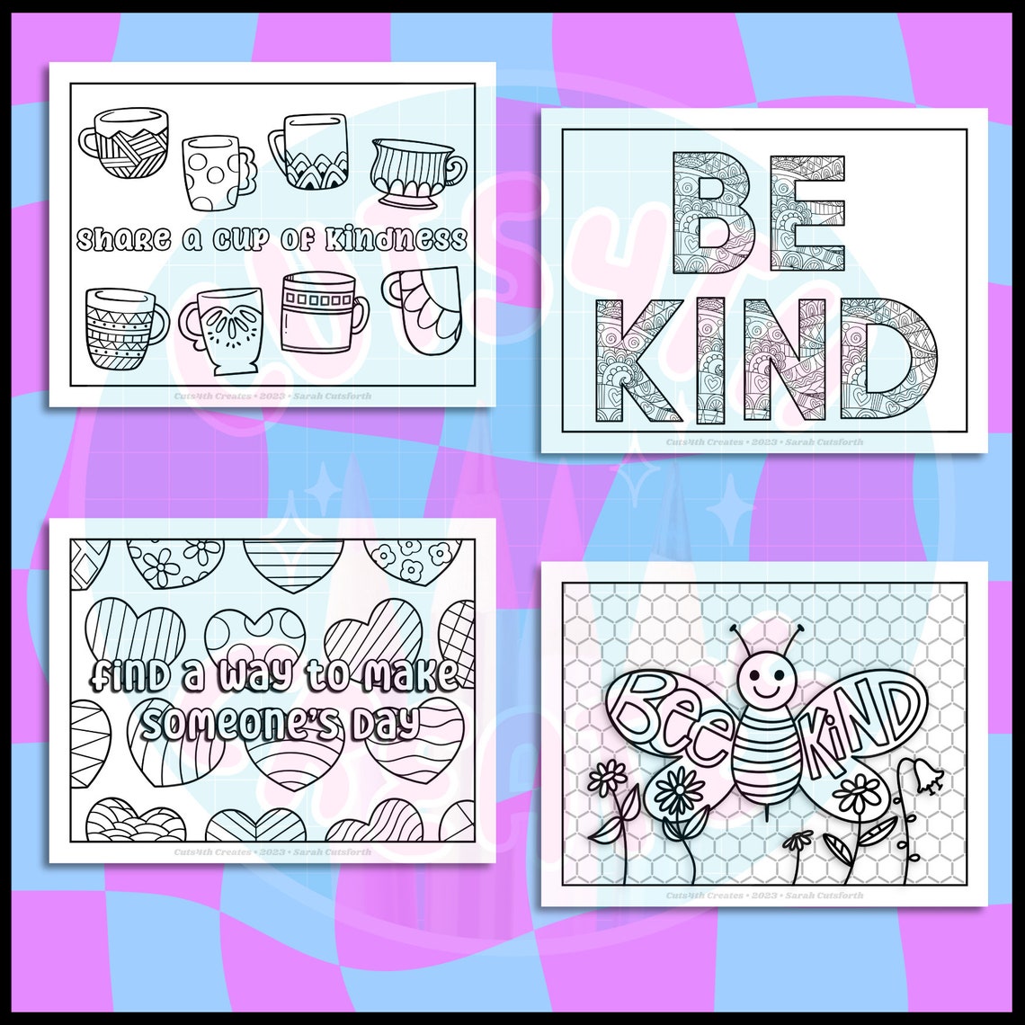 Kindness Coloring Pages | Be Kind to All Kinds | Elementary Coloring ...
