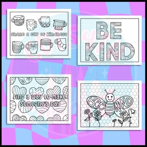 Kindness Coloring Pages | Be Kind to All Kinds | Elementary Coloring ...