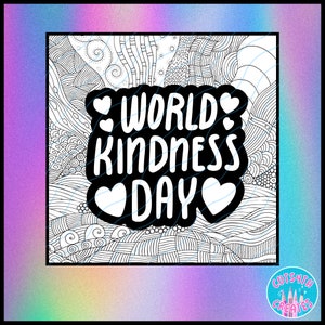 Collaborative Coloring Poster | World Kindness Day | Teamwork Activity ...