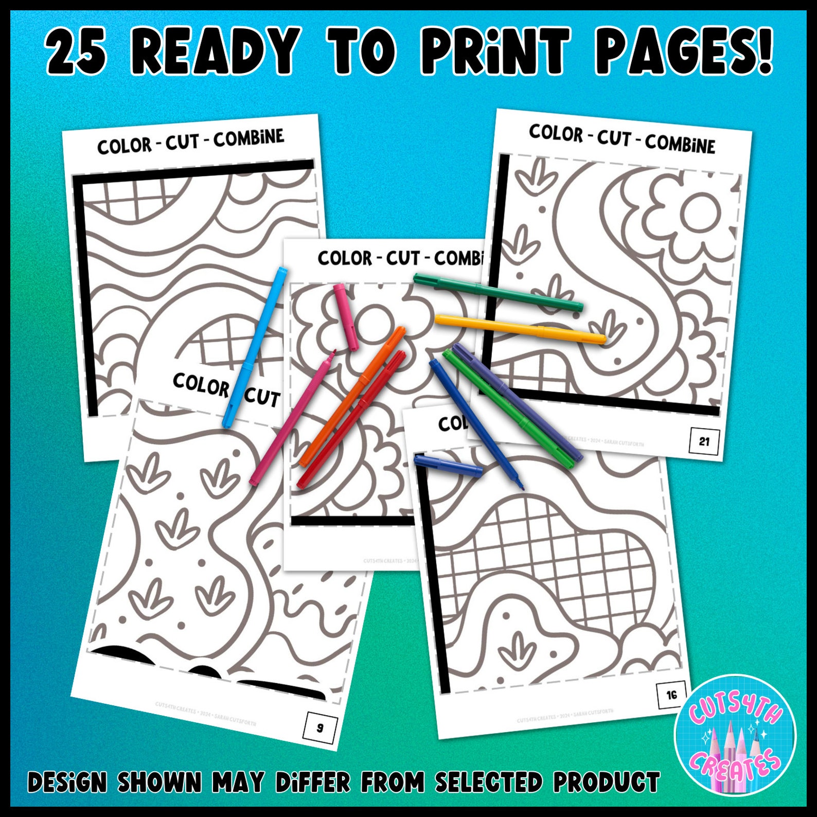 Earth Day Collaborative Coloring Poster Reduce Reuse Recycle Teamwork ...