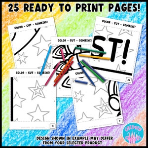 End of Year No Prep Collaborative Coloring Poster Activity | 4th Grade ...