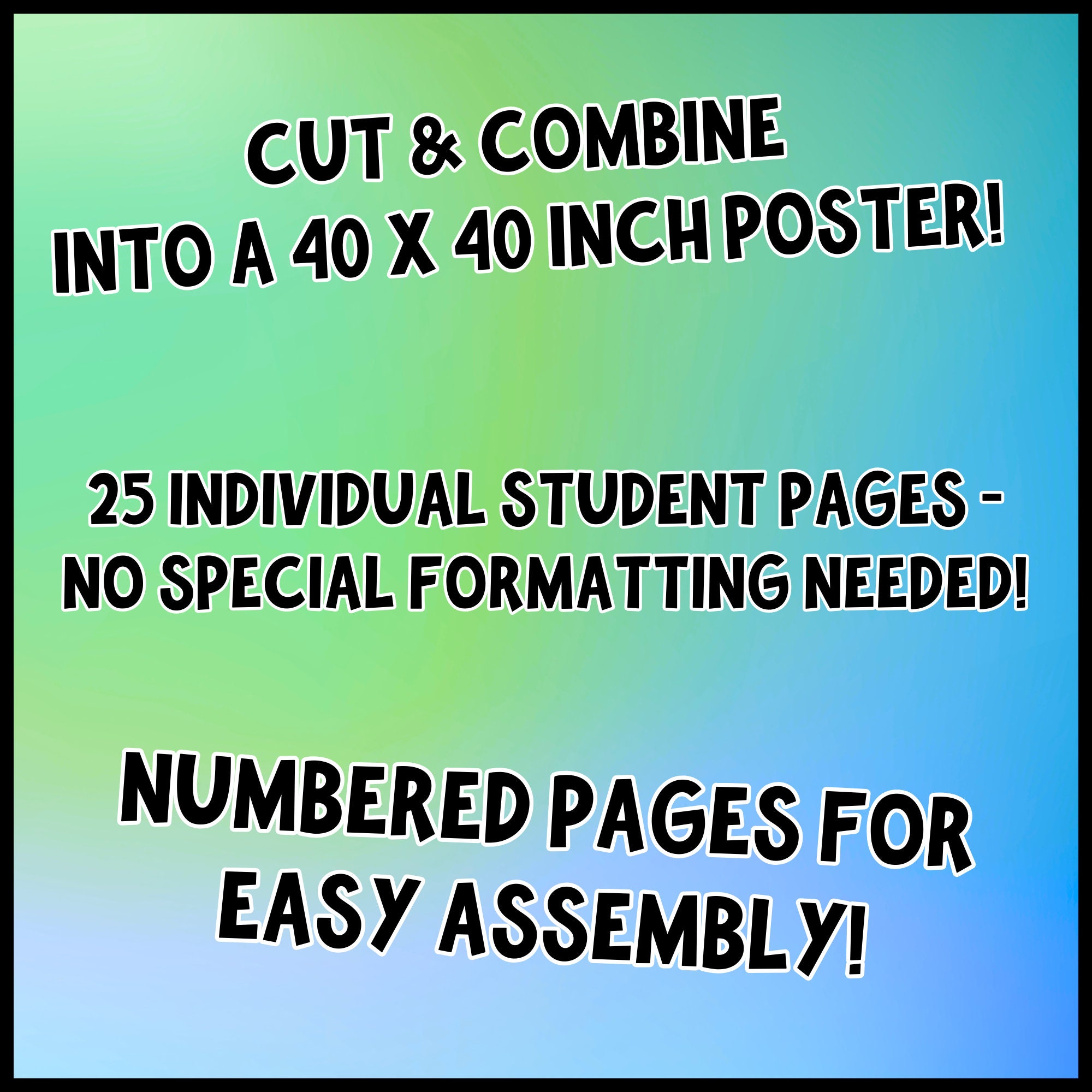 Teamwork Growth Mindset Activity Collaborative Coloring Poster Bulletin ...