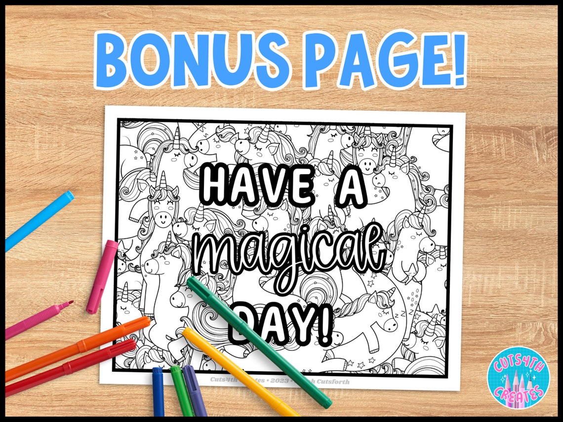 Personalized Animal Doodles Coloring Pages EDITABLE Printable Coloring ...