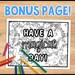 Personalized Animal Doodles Coloring Pages EDITABLE Printable Coloring ...