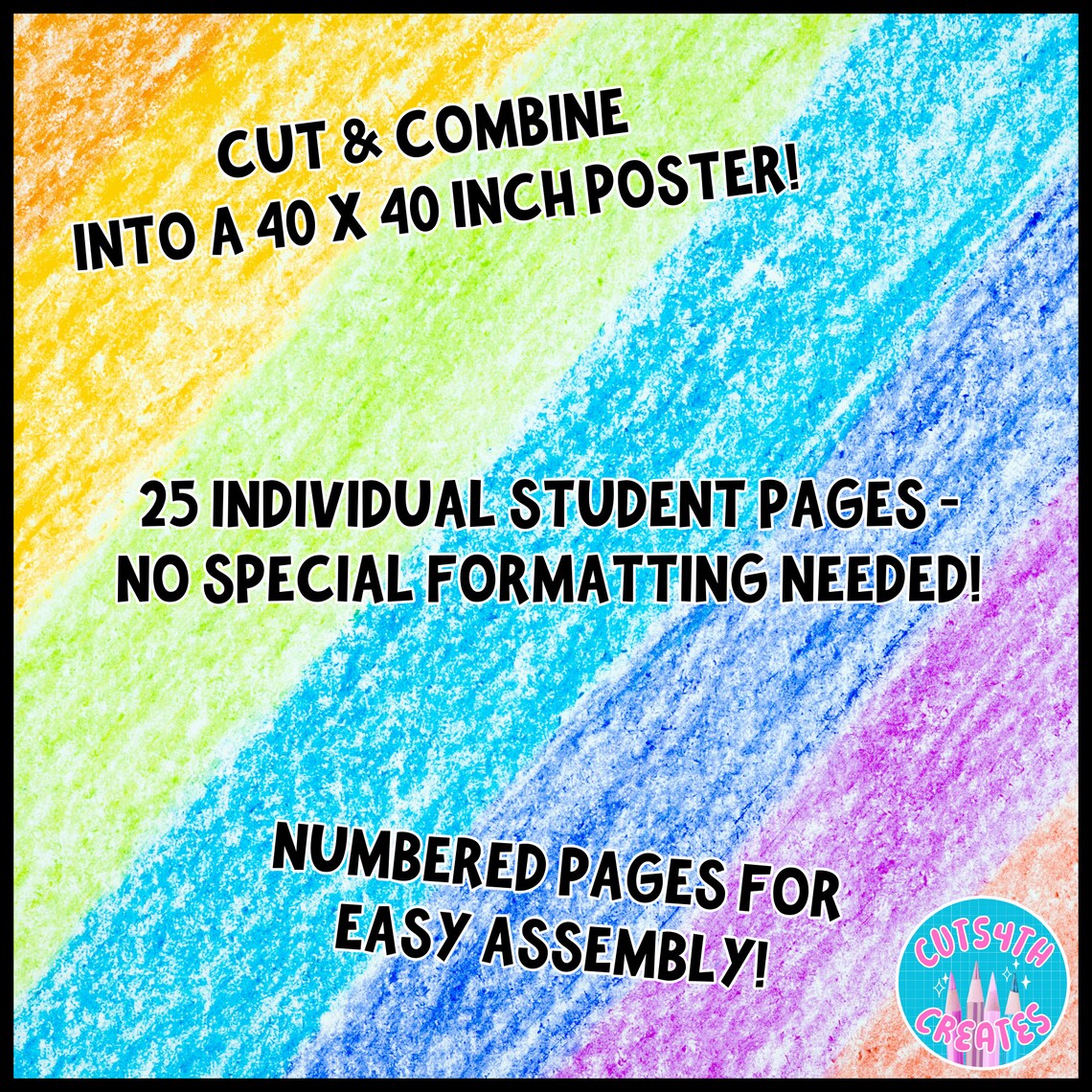 Collaborative Coloring Poster | Elementary Classroom Teamwork Activity ...