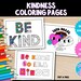 Kindness Coloring Pages | Be Kind to All Kinds | Elementary Coloring ...