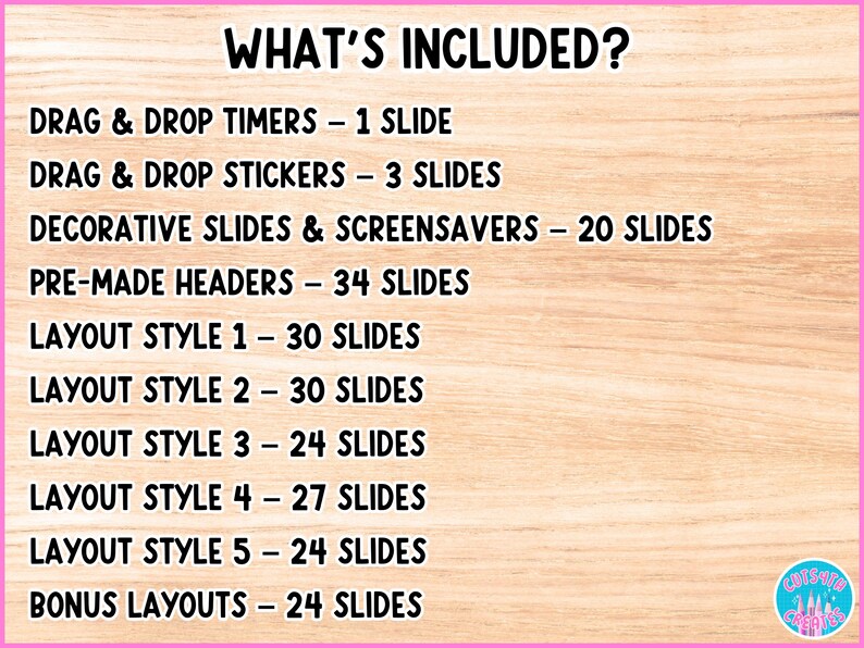 Editable Daily Slides With Timers + Moveable Clip Art Bright & Groovy ...
