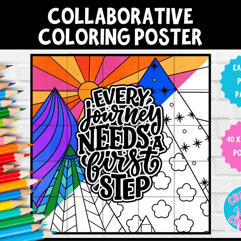 Colouring Poster - Etsy