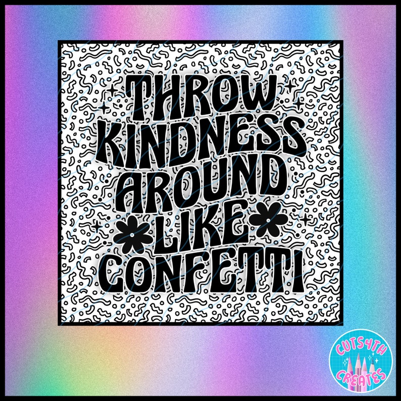 Collaborative Coloring Poster World Kindness Day Throw Kindness Around ...