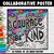 Collaborative Coloring Poster | Teamwork Activity Puzzle | "between the ...