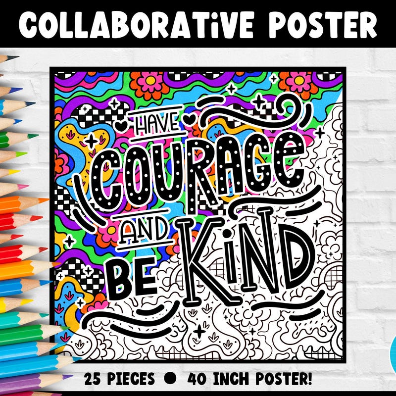 Classroom Courage Poster - Etsy