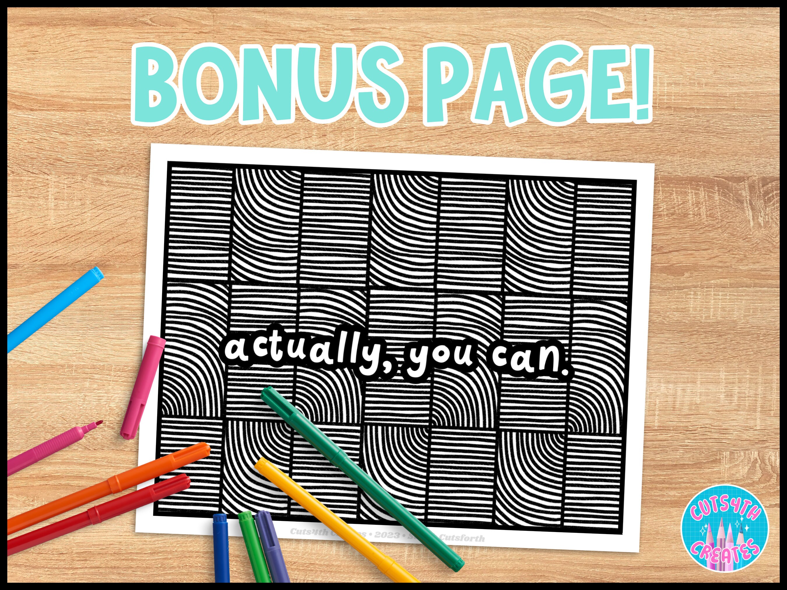 Personalized Zentangle Mindful Coloring Pages EDITABLE! Printable ...