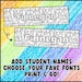 EDITABLE! Back to School Doodles Personalized Coloring Bookmarks | Add ...
