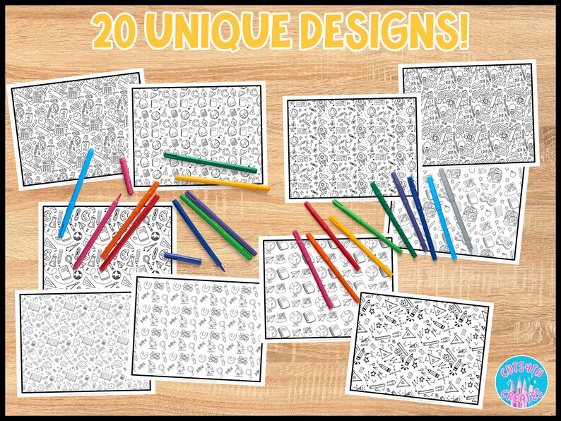 Back to School Coloring Pages Editable in Powerpoint Google Slides ...