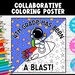 End of Year No Prep Collaborative Coloring Poster Activity | 4th Grade ...