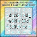 Collaborative Coloring Poster Bulletin Board 25 Pieces | Dream Big Work ...
