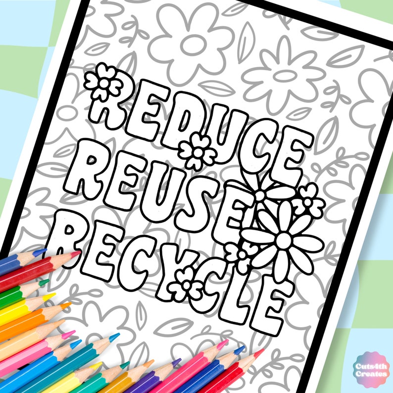 12 Earth Day Coloring Pages INSTANT Download Retro Groovy Kawaii ...