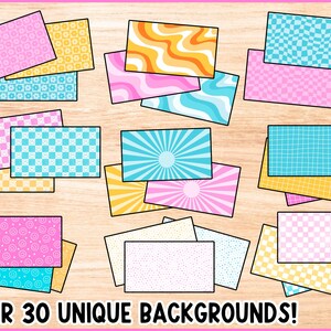 Editable Daily Slides With Timers + Moveable Clip Art Bright & Groovy ...