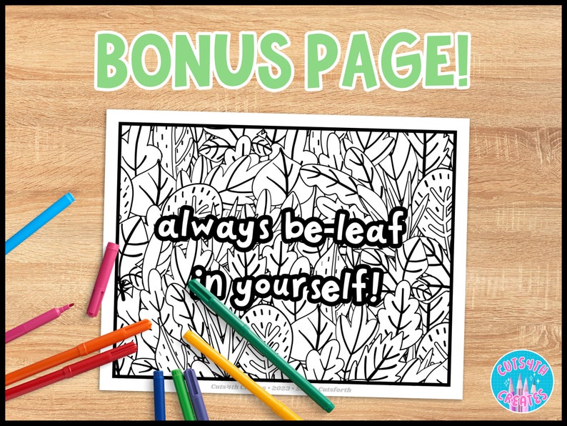 Editable Personalized Printable Coloring Pages Nature Flowers Mushrooms ...