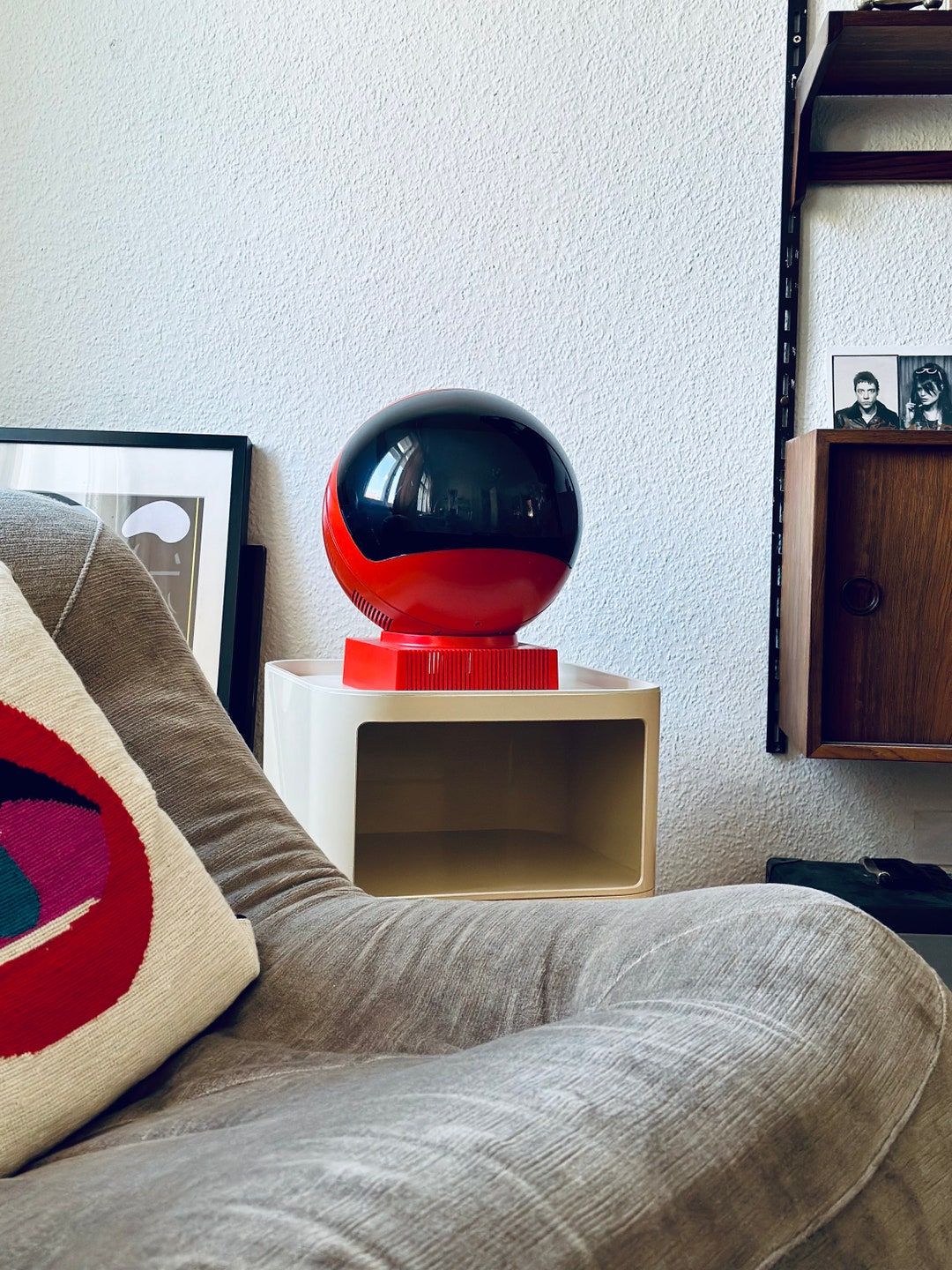 SPACE AGE Vintage Rare Red JVC Nivico Videosphere Tv 70s - Etsy UK