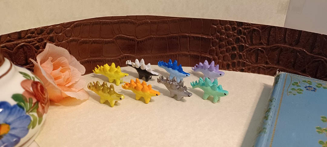 Mini Stegosaurus (colorful Variations) - Etsy