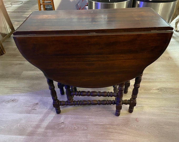 Vintage St. John’s Company Drop Leaf Dining Table / Vintage Kitchen ...